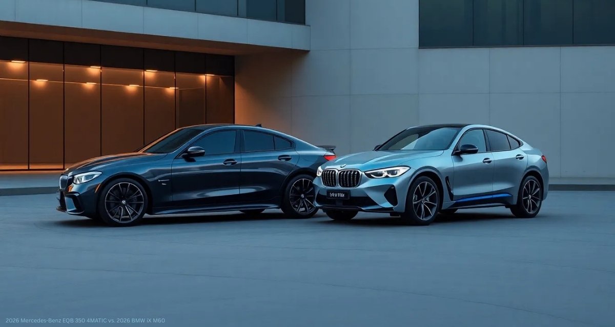 2026 Mercedes-Benz EQB 350 4MATIC vs 2026 BMW iX M60: Interior, Tech ...