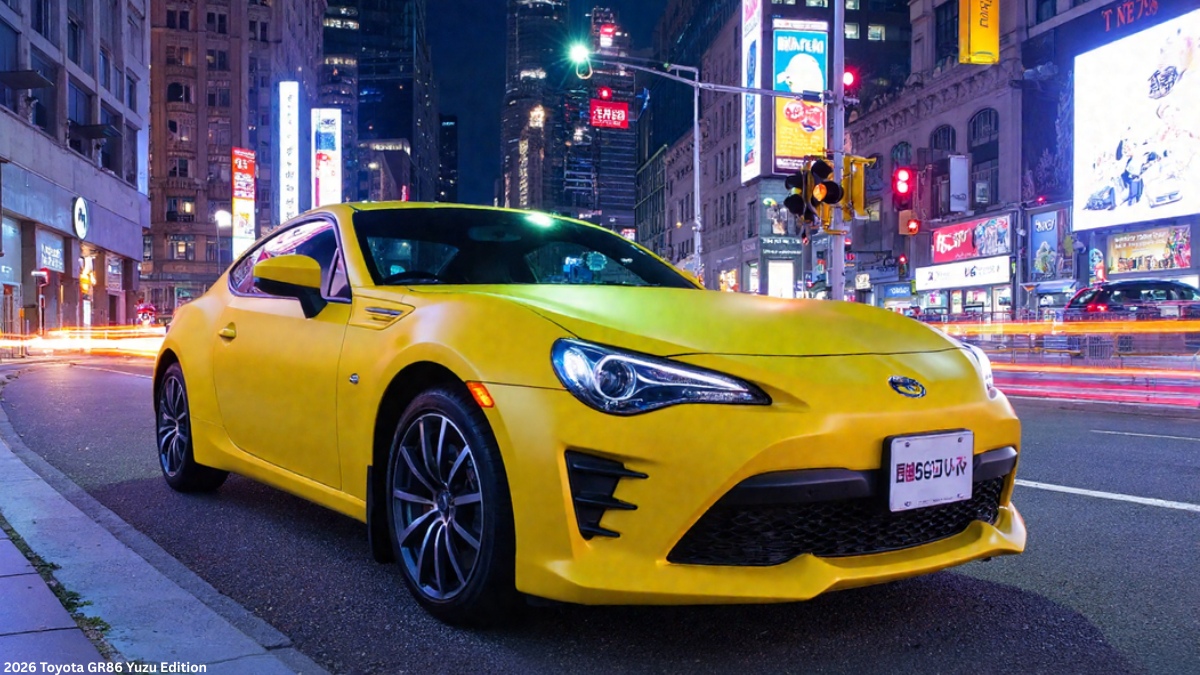 2026 Toyota GR86 Yuzu Edition: Limited Edition, Stunning Yuzu Yellow ...